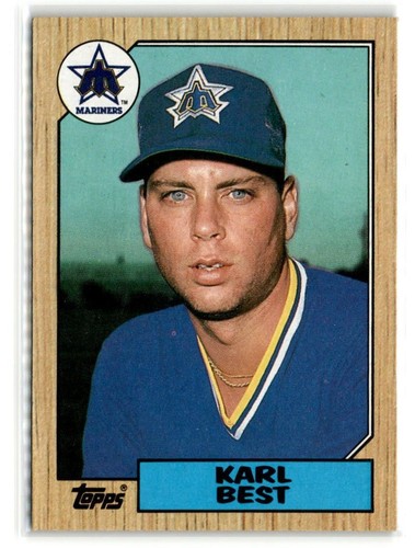 1987 Topps BASEBALL #439 Karl Best Seattle Mariners | eBay