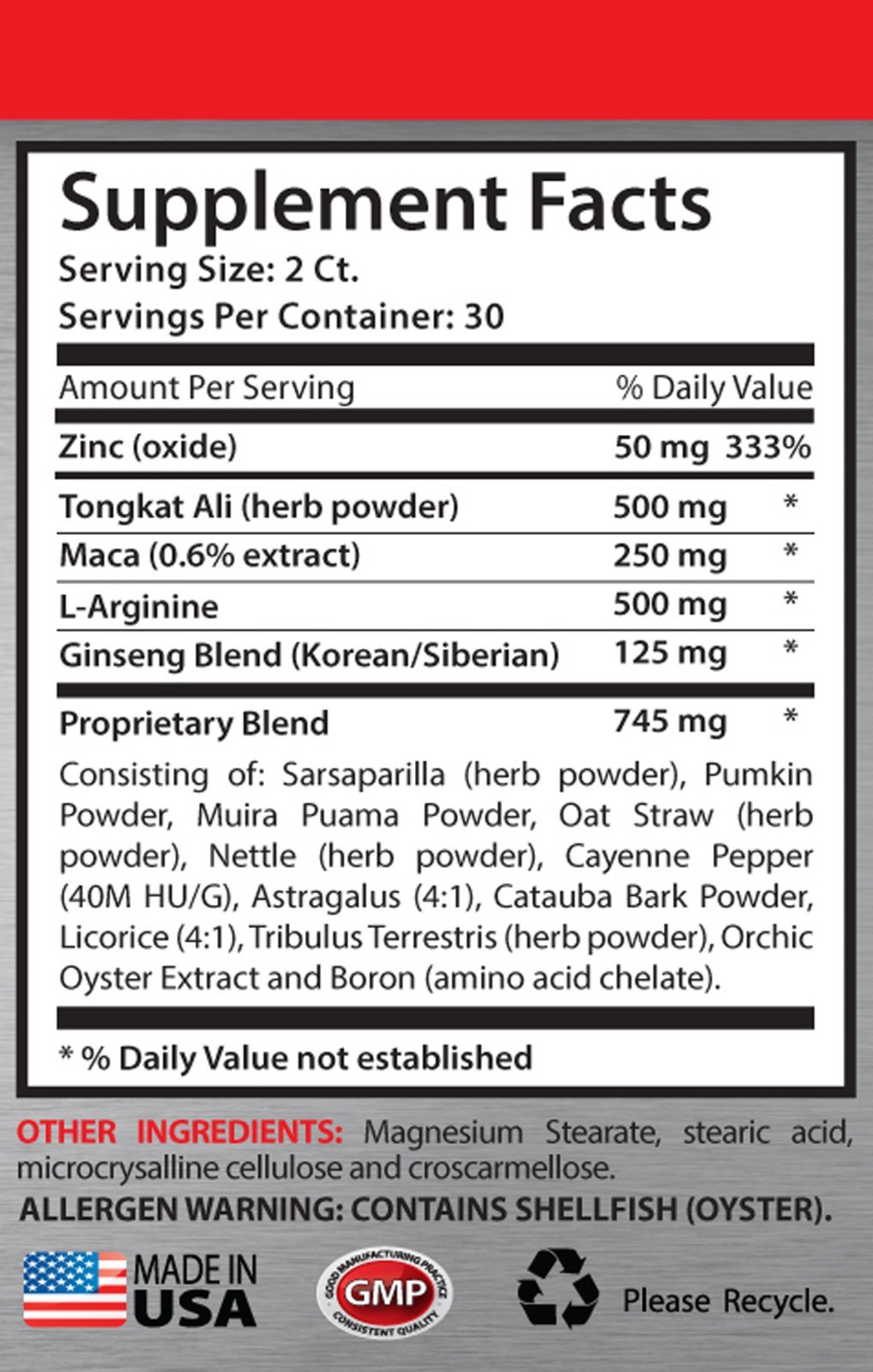 Super Hard Male Tablets - Longjack 2170mg - Organic Maca Powder 2B | eBay