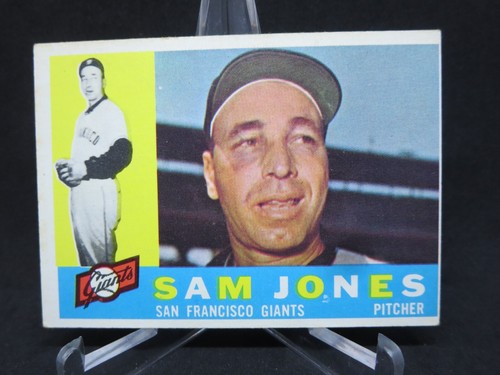 1960 Topps #410 Sam Jones San Francisco Giants EX | eBay