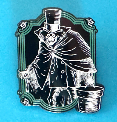 Disneyland Pin Haunted Mansion HATBOX GHOST Sketch Portrait 2024 LE ...