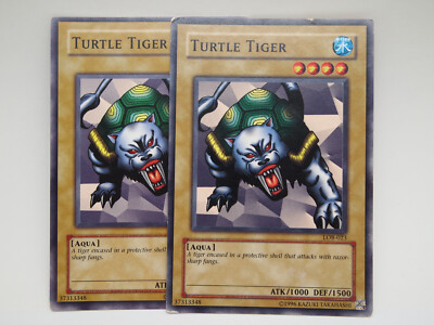 2x Yu-Gi-Oh! Turtle Tiger - LOB-023 - Common Unlimited LP | eBay