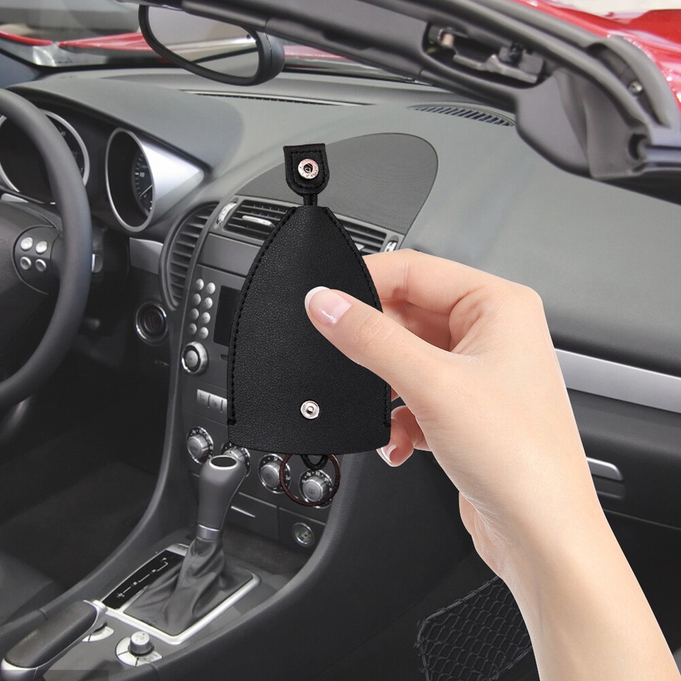 Cute Key Sleeve PU Leather Key Holder Portable Personalized Ladies Car ...