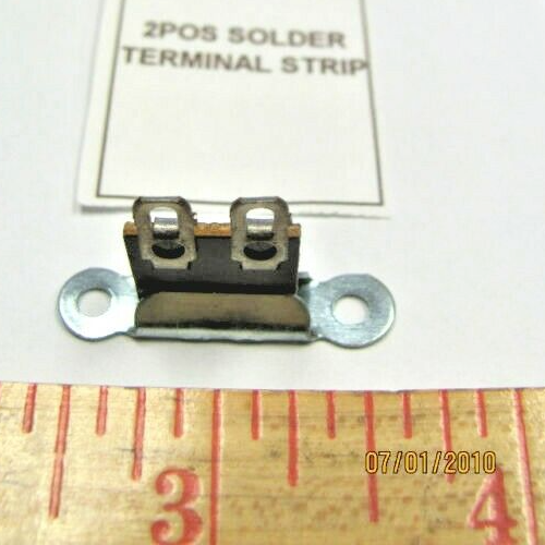 (9x) 2 Position Solder Lug Terminal Strip with Base - Vintage FREE ...