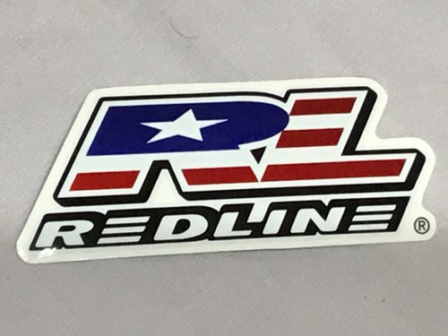 LOT of x2 Vintage REDLINE STICKERS Old School RL Decals BMX Bike Race ...
