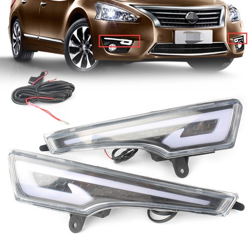 New Daytime Running Lights LED Turn Signal DRL For Nissan Altima Teana ...