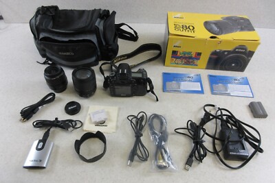 Nikon D D80 10.2MP Digital SLR Camera (Kit w/ 18-135mm Lens) EXTRA ...