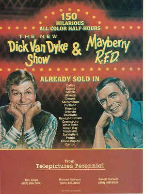 The New Dick Van Dyke Show & Mayberry RFD Ken Berry 1984 Ad- hilarious ...