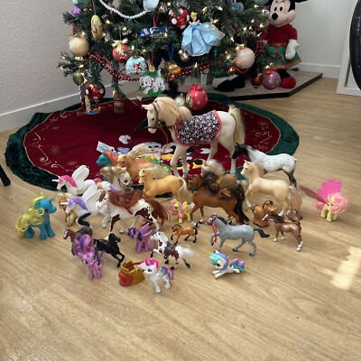 BIG Toy Lot Horses Miniatures different sizes | eBay