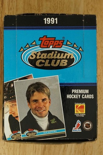 1991 Kodak Vintage Box Lot Topps Stadium 36 Pack Lot Premium Hockey ...