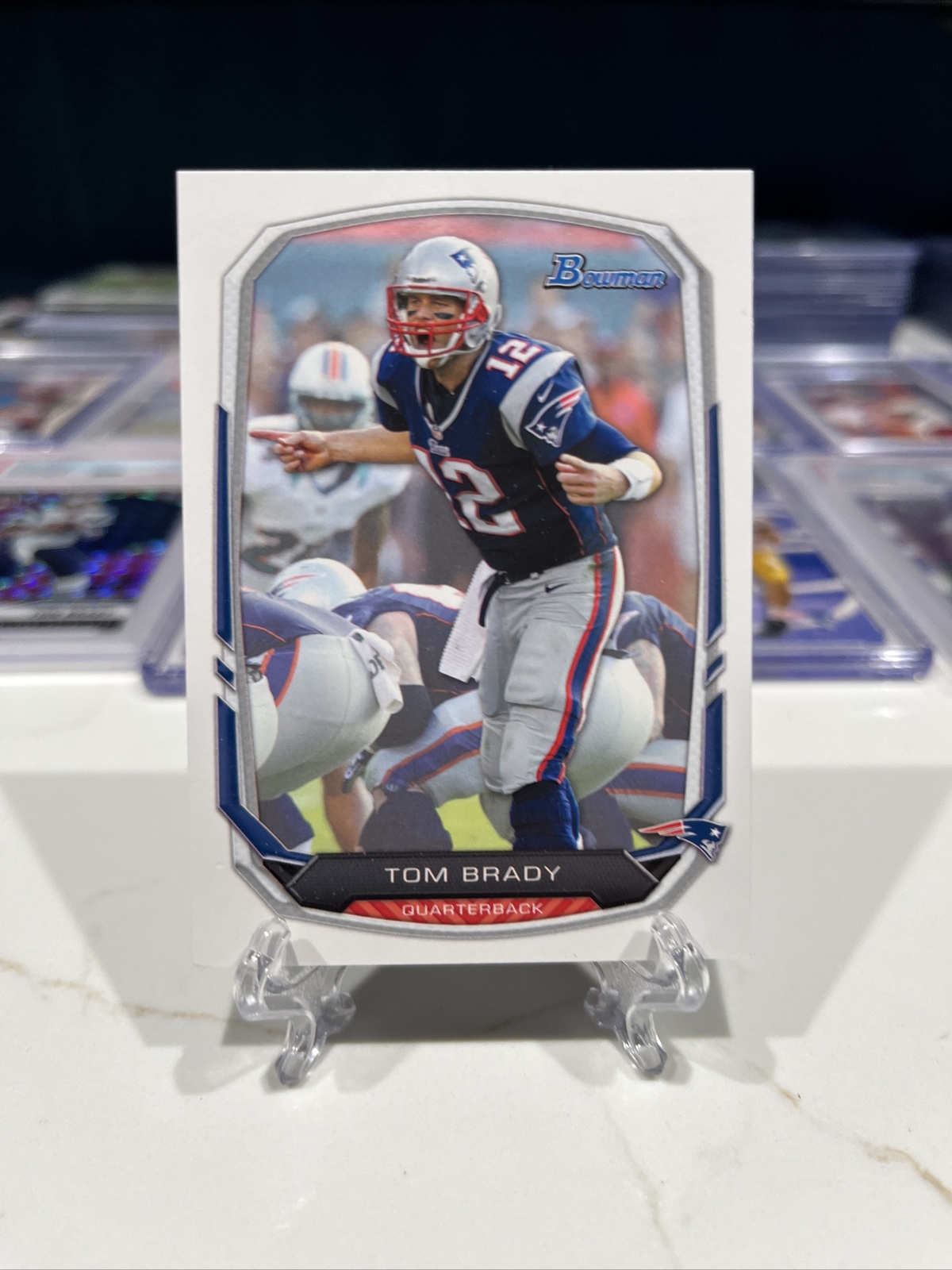 2013 Bowman Tom Brady #50 INVEST GOAT HOF MVP TB12 White Border | eBay
