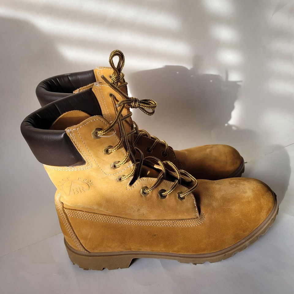 Black Rock Men Work Boots Size 9 Leather Brown Thinsulated Thermal ...