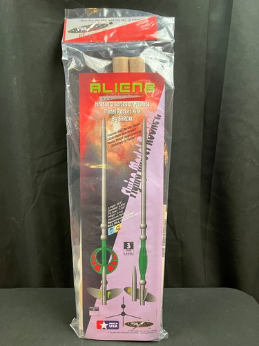Long OOP Fliskits Shrox Alien 8 Flying Model Rocket Kit - Sealed | eBay