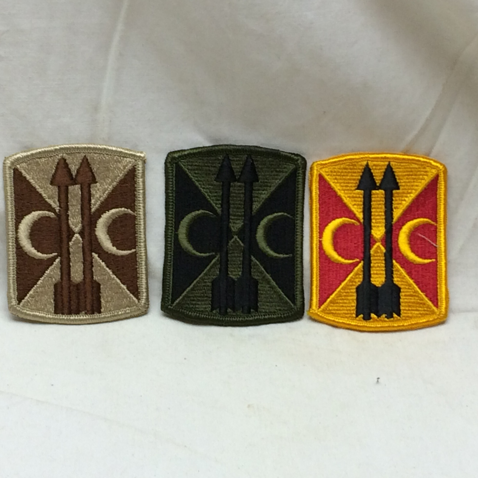 Military Patch Badge lot (3) Army 212th Field Artillery Brigade Color ...