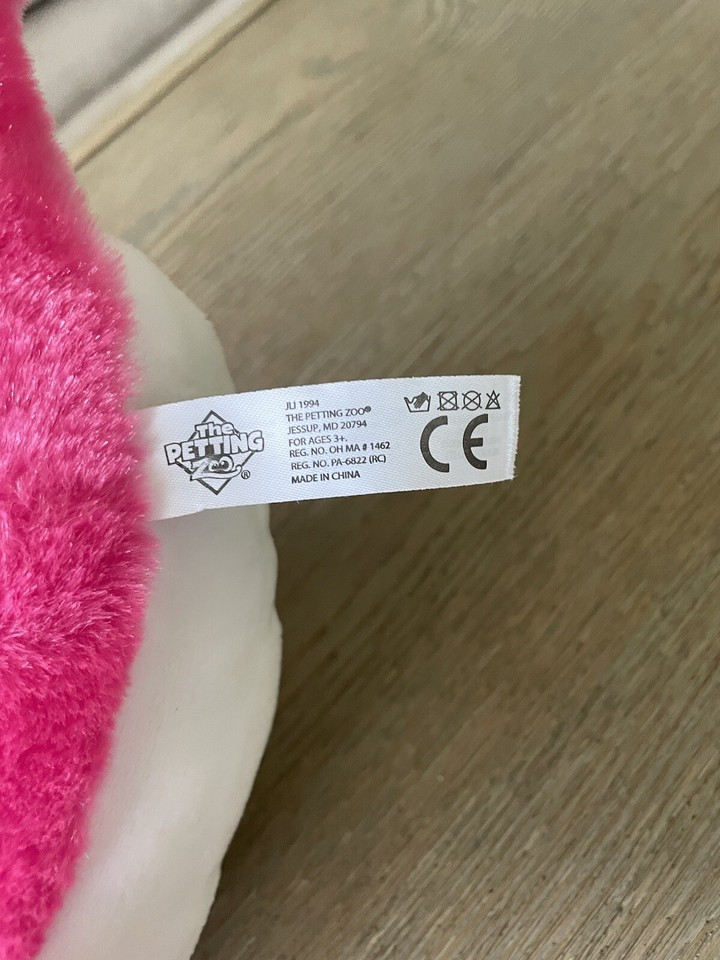 The Petting Zoo Shark Plush Pink Soft Stuffed Animal Toy | eBay