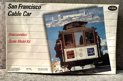 1/48 scale Testors San Francisco Cable Car - 1986 Sealed pcs With ...