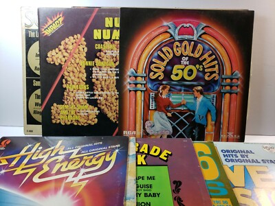 11 Albums Huge Lot Of Hit Record Compilations Hits Of 40s, 50s, 60s ...