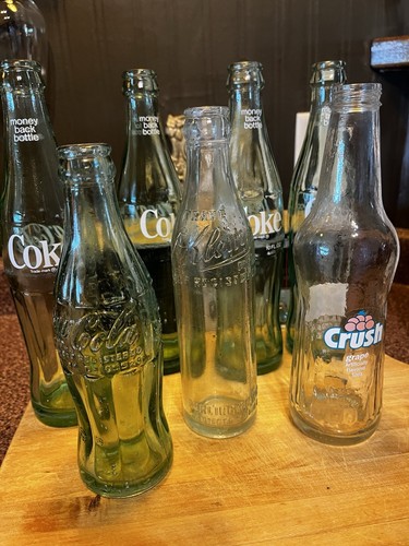 Lot Of Vintage Coca-Cola Bottles - Must See - Rare Collection Of Glass ...