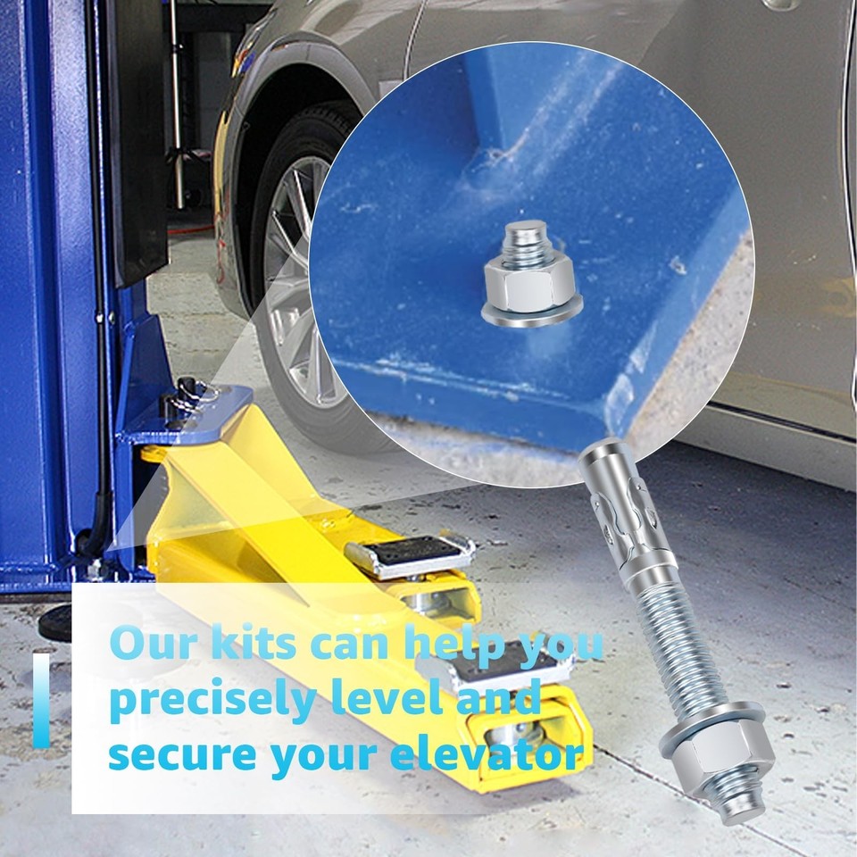 16 Pcs Lift Install Kit for 2 Post Car Lift & 4 Post Car Lift ...