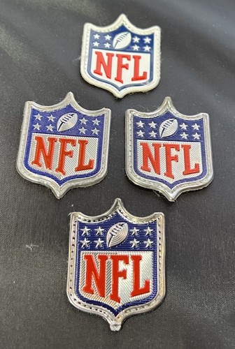 Nfl Authentic Game Issued Jersey Collar Patches Silver & White 4 ...