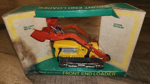 Vtg Hubley Diesel Diecast Front Loader Bulldozer W/ Original Box | eBay