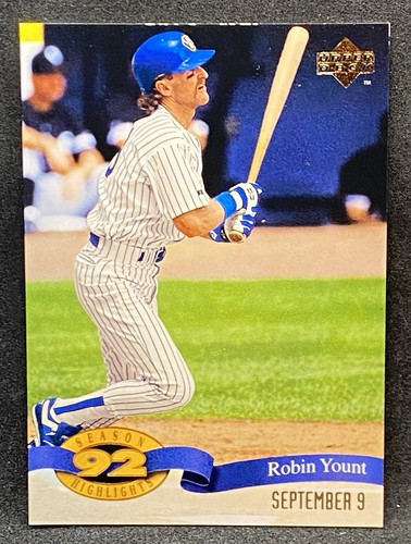 1993 Upper Deck Season Highlights #HI20 Robin Yount | eBay