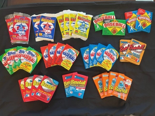 Baseball Wax Lot 36 Packs 87 Donruss 87 Topps 89 Donruss Read ...