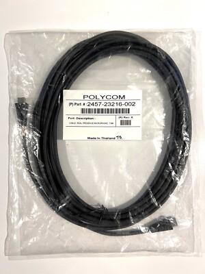 NEW Polycom 25' 2457-23216-002 Clink 2 Group Series Microphone Array ...