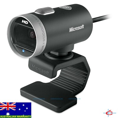 Microsoft LifeCam Cinema HD USB Webcam, 720p@30fps, TrueColor, Noise ...