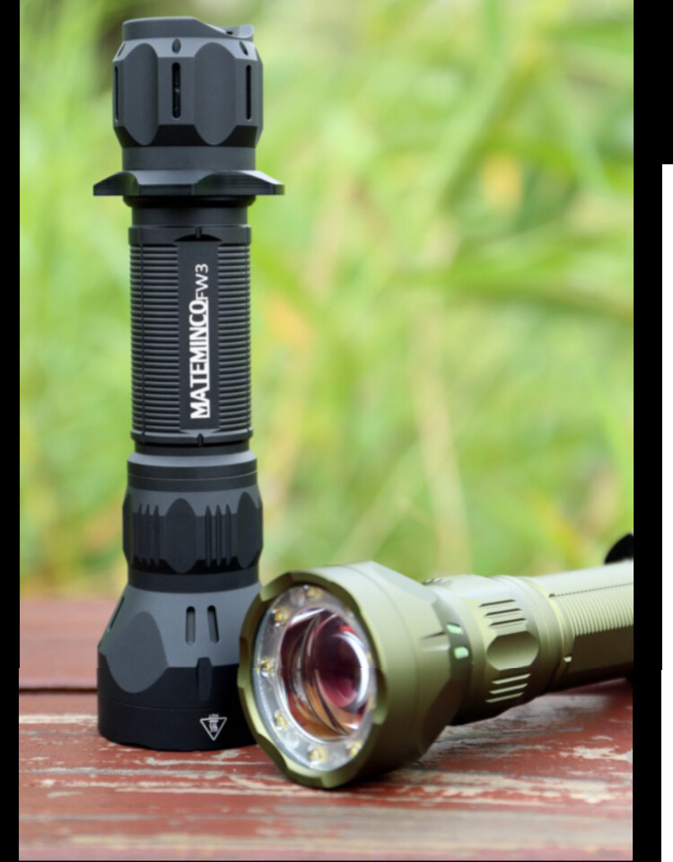 MATEMINCO LEP Flashlight 1350 Meters 1550 Lumens Spotlight Floodlight ...