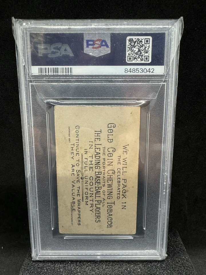 1887 N284 BUCHNER GOLD COIN Mike King Kelly CATCHER PSA 1 RARE HOF | eBay