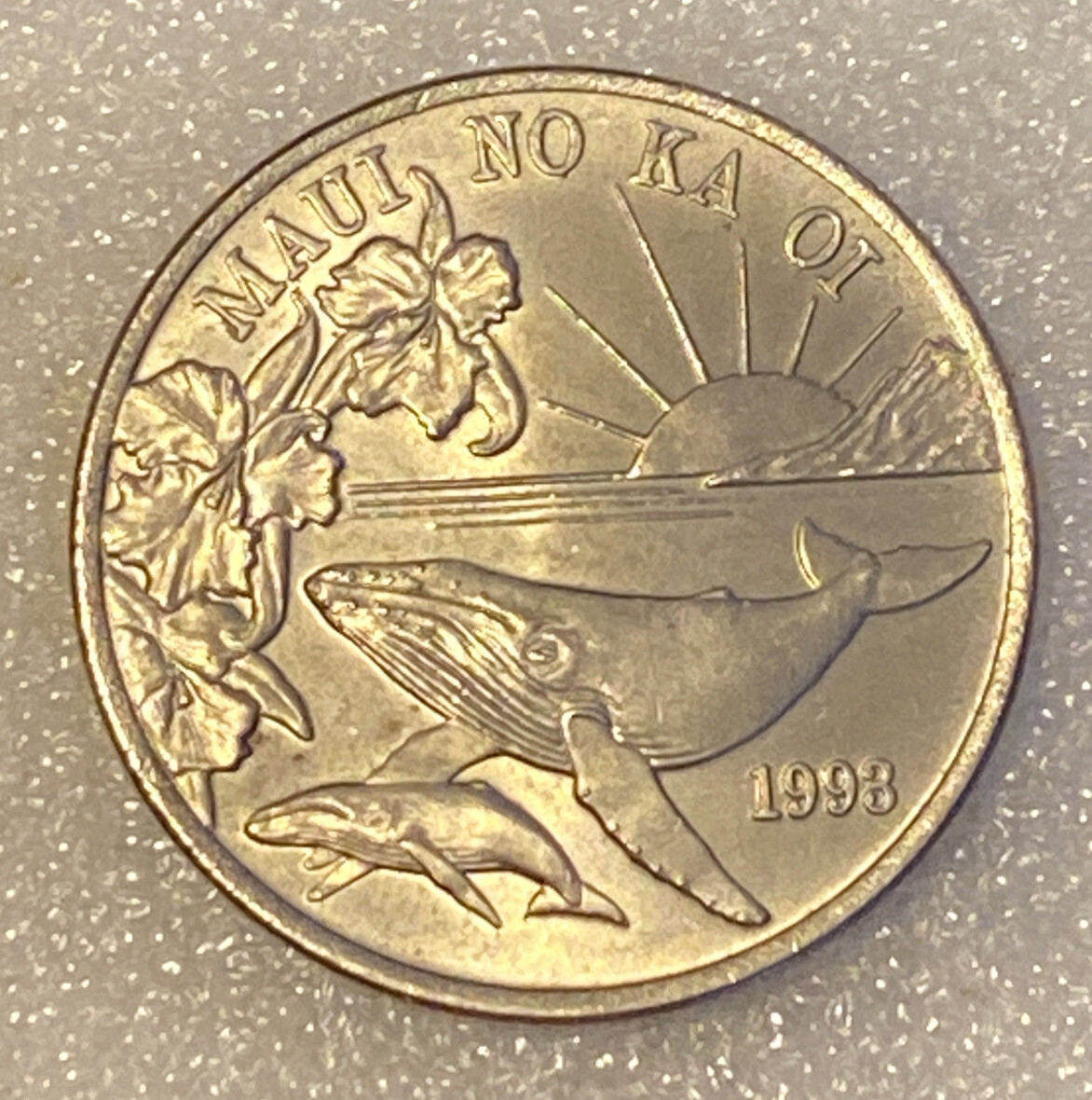 1993 MAUI NO KA OI ONE DOLLAR TRADE HAWAII TOKEN COIN MEDAL | eBay