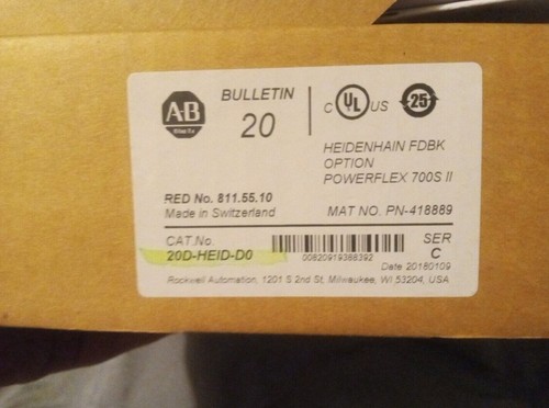 Brand New Allen-Bradley 20D-HEID-D0 PowerFlex 700S Heidenhain Encoder ...