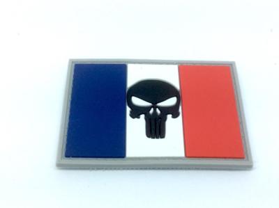 France French Skull Flag Paintball Airsoft PVC Morale Patch | eBay UK