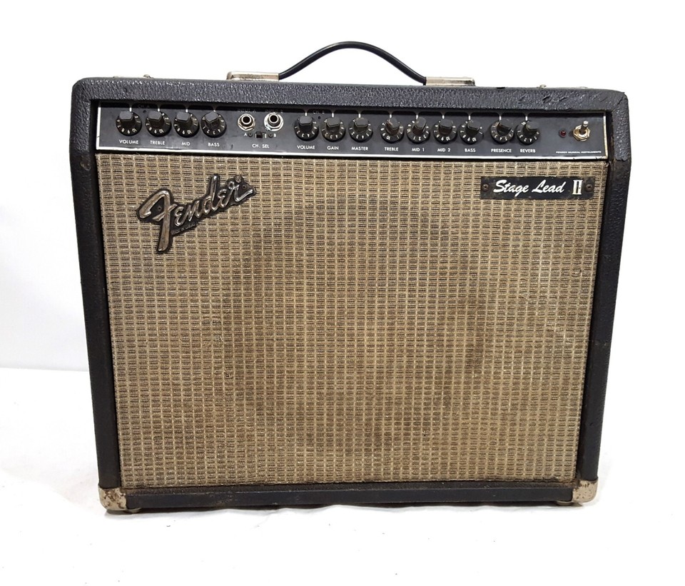 Fender Stage Lead II 1985 1x12" 100-Watt Speaker Combo Amplifier Amp | eBay