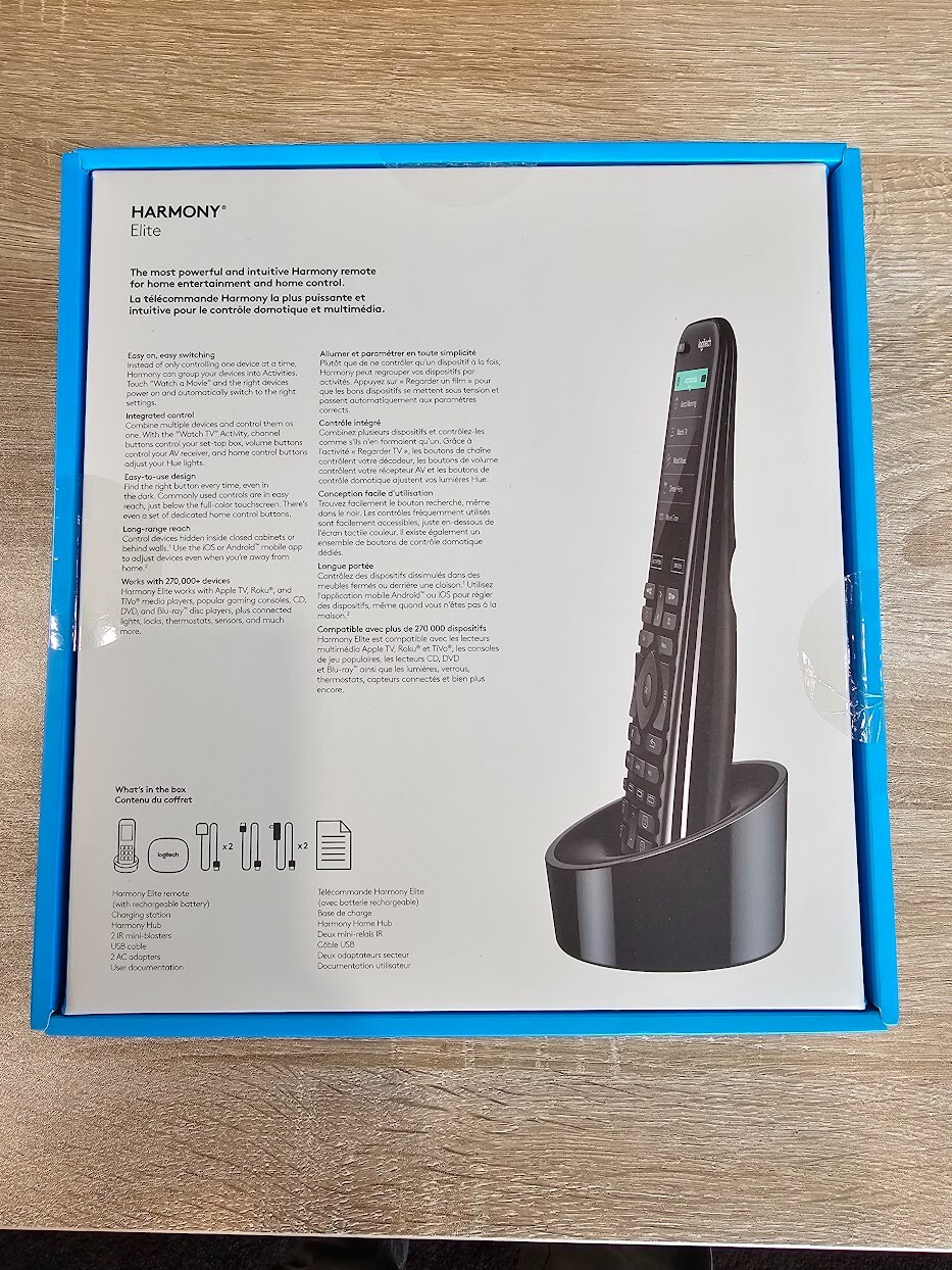 Logitech Harmony Elite Universal Remote & Hub - NEW & SEALED TRUSTED ...
