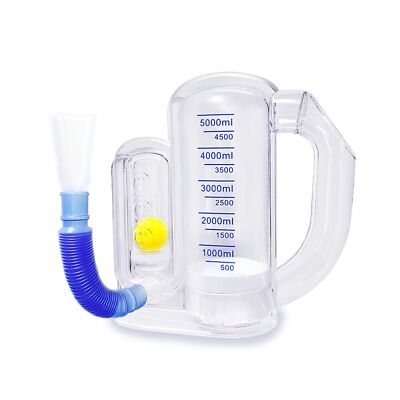 Breathing Exercise Device for Lungs, Deep Breathing Trainer for Adults ...