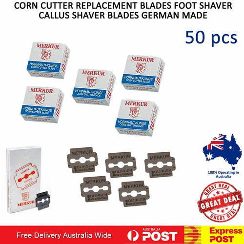 50pcs Corn Blades Razor Callus Hard Dry Skin Remover Shaver Pedicure ...