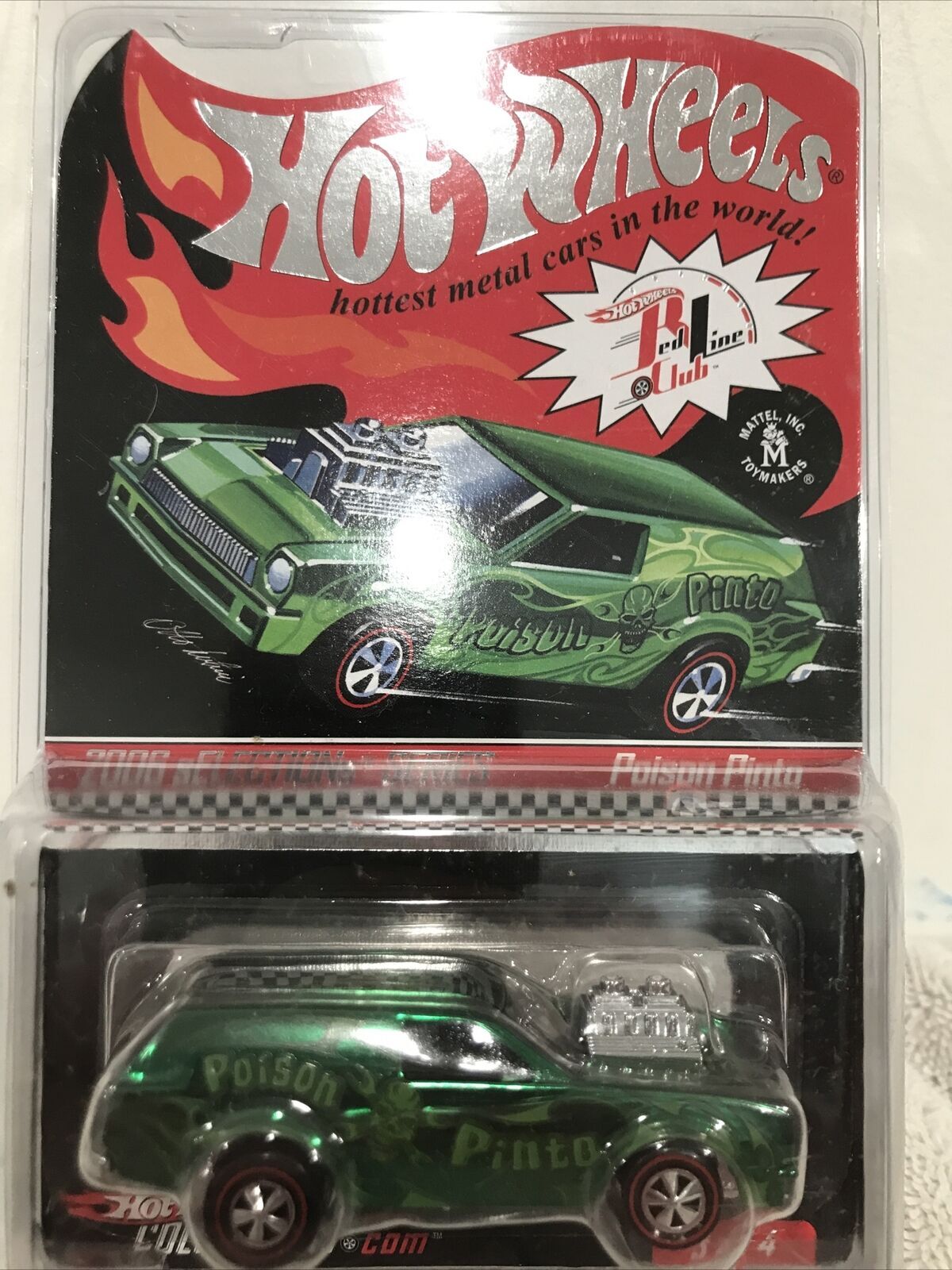 2006 HOT WHEELS RLC SELECTIONS POISON PINTO GREEN #5657 OR 5658/7553 W ...