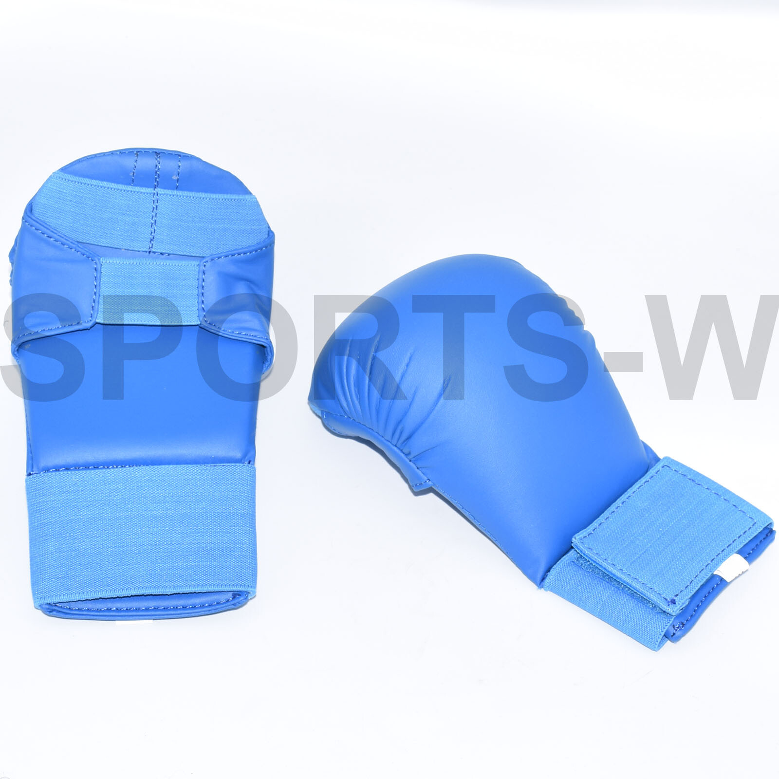 WKF Tournament Style Karate Mitt Gloves Without Thumb Kumite Fist ...