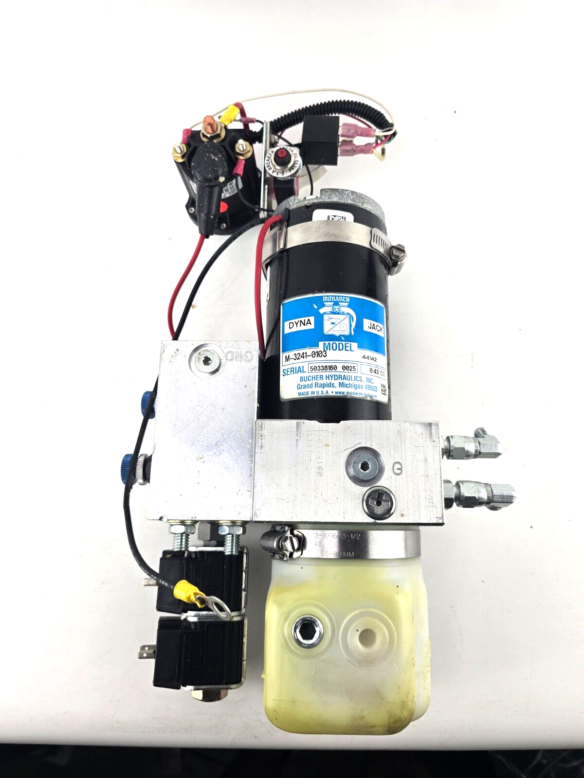 NEW Gillig Ricon Hydraulic PUMP ASM Wheelchair RAMP & MOTOR 24V M-3241 ...