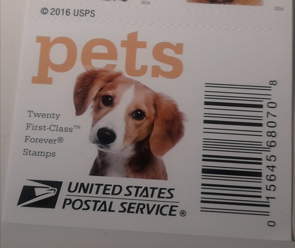 US SCOTT 5106 - 5125a (20 DIFFERENT - 1 BOOK PETS FOREVER STAMPS Value ...