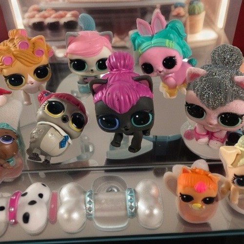 LOL Surprise Dolls Bulk Lot of 16 Doll Cat Dog Owl Baby Accessories ...