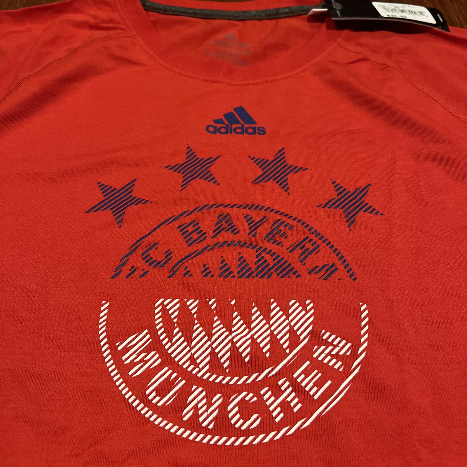 Adidas Men's Bayern Munich Munchen Redirection Logo Soccer Jersey Shirt ...