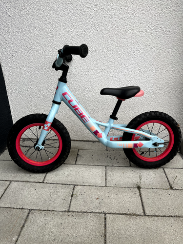 Cube Laufrad für Kinder (Mädchen) | Türkis/Pink | Sehr guter Zustand ...