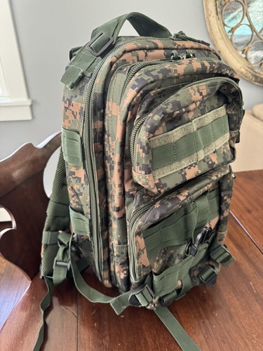 Rothco Digital Camo Tactical Army Combat Backpack Bag | eBay