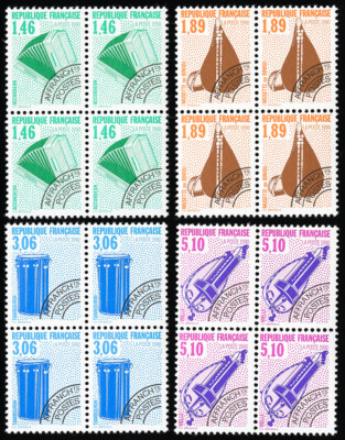 France Stamps # 2233-6 MNH XF Blocks Of 4 Scott Value $25.00 | eBay