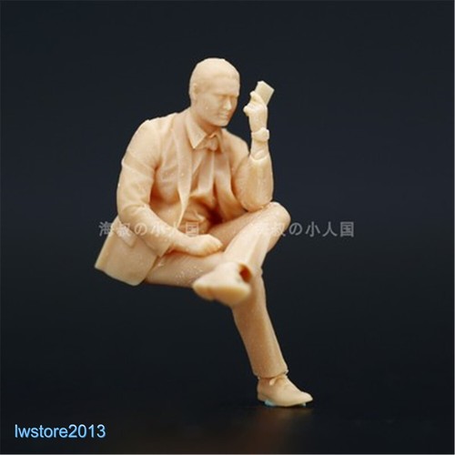 1/87 Miniatures Figures Chow Yun Fat Man Scene Props Model For Cars ...