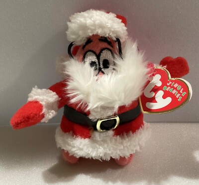 Ty Spongebob PATRICK STAR SANTA Jingle Beanie Ornament 4” NEW - RARE | eBay