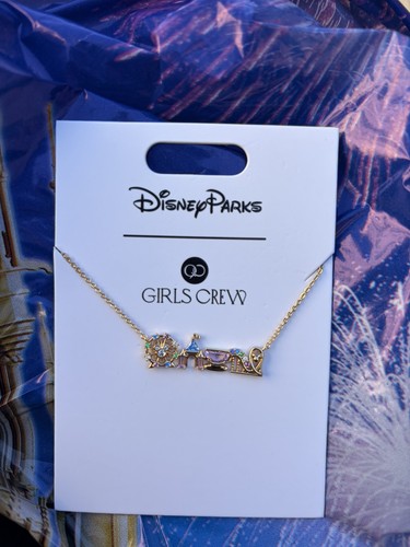 Disney Parks Disneyland Attractions Icons Necklace By Girls Crew | eBay