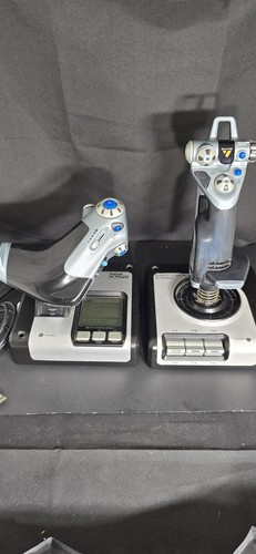 Logitech G Saitek X52 HOTAS Throttle and Stick Flight Control System ...